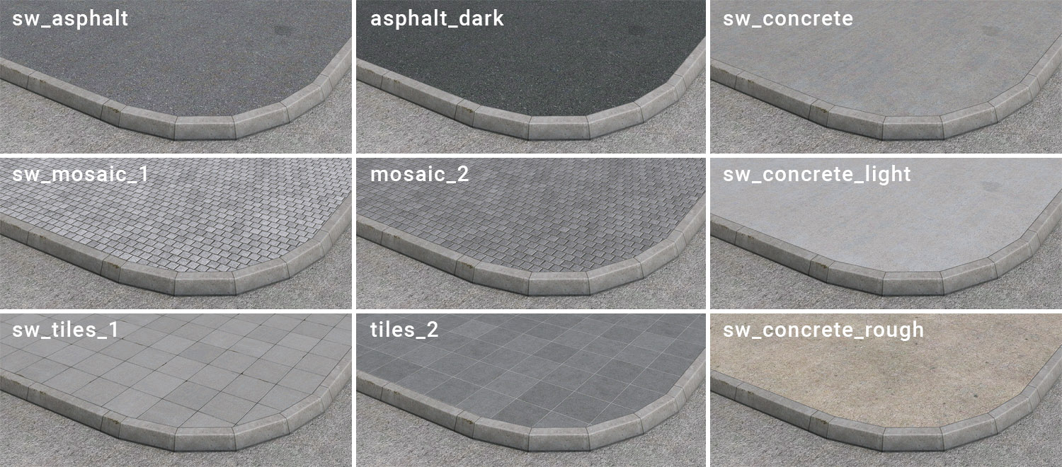 3D Sidewalks - X-Plane Developer